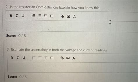 Solved 1 Use This Table And Graph To Collect And Analyze