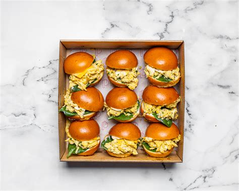 Breakfast Sliders Box Plume Cafe