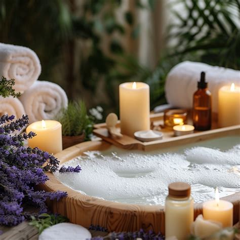 Free Spa Aromatherapy Setup Image Spa Relaxation Candles Download