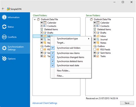 How To Synchronize Outlook Between Laptop And Desktop Pc