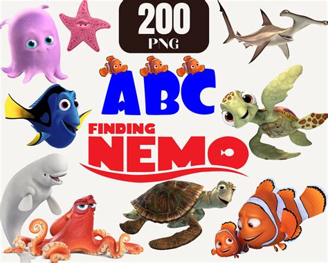 Finding Nemo Characters Png