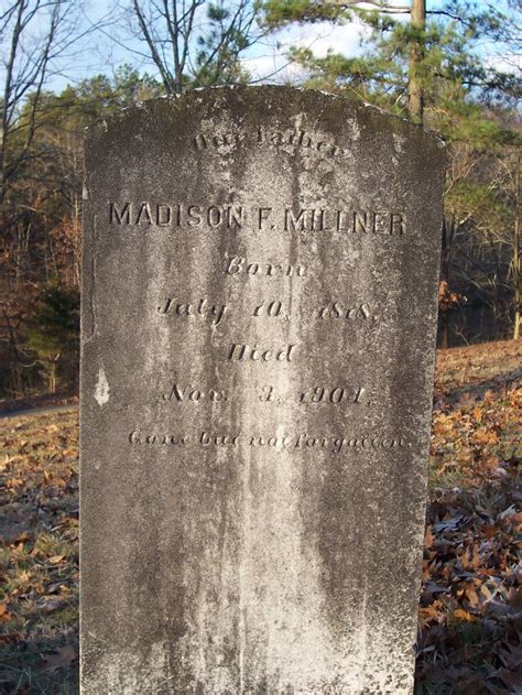 Madison F Millner 1818 1901 Find A Grave Memorial