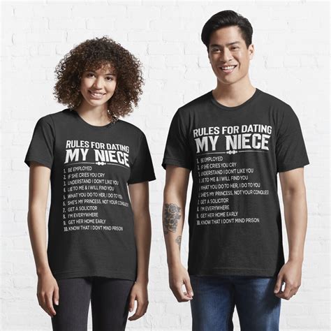 Rules Dating My Niece Overprotective Uncle Protective T Shirt By Seppegoffin Redbubble
