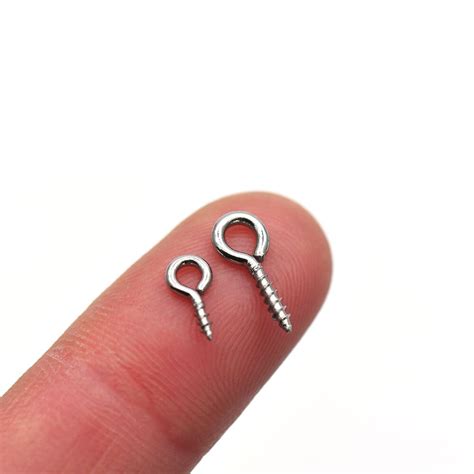 Small Screw Eyes Stainless Steel Eye Screw Hooks S Grandado