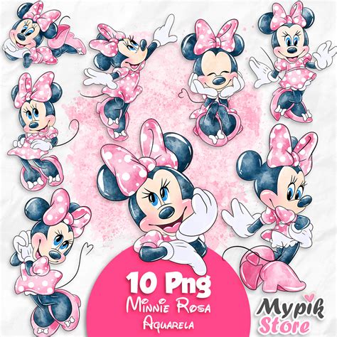 Minnie Rosa Png