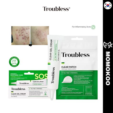 [troubless] Acne Care Set Clear Gel Cream 1pcs Clear Patch 1pc Shopee Malaysia