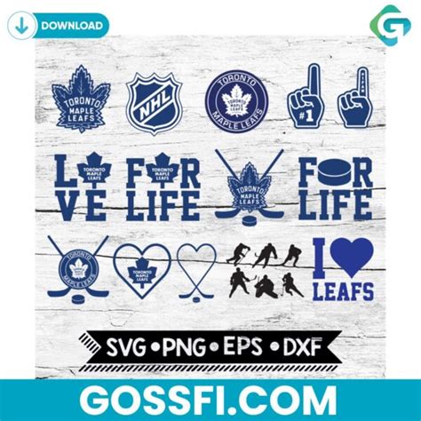 Toronto Maple Leafs Play Hockey Svg Digital Download