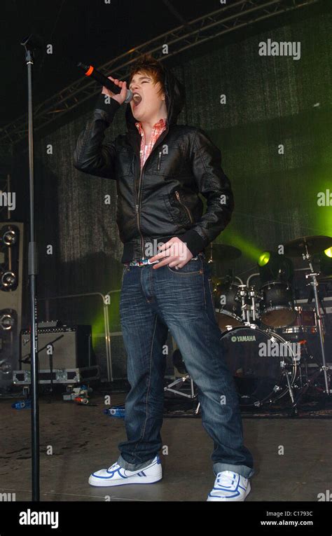 Eoghan Quigg Performing At Custom House To Celebrate St Patricks Day Belfast Northern Ireland