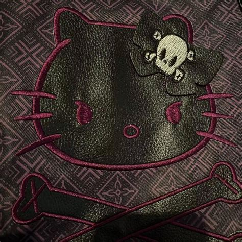 Hello Kitty Skull And Crossbones Tote Bag 🖤 Goth Depop