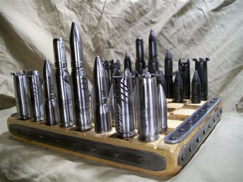 Bullet Shell Chess Sets Bespokebug