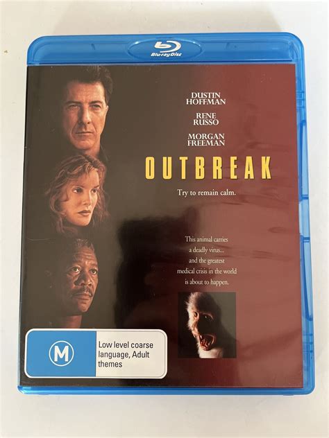 Outbreak Blu Ray 1995 Dustin Hoffman Morgan Freeman Rene Russo