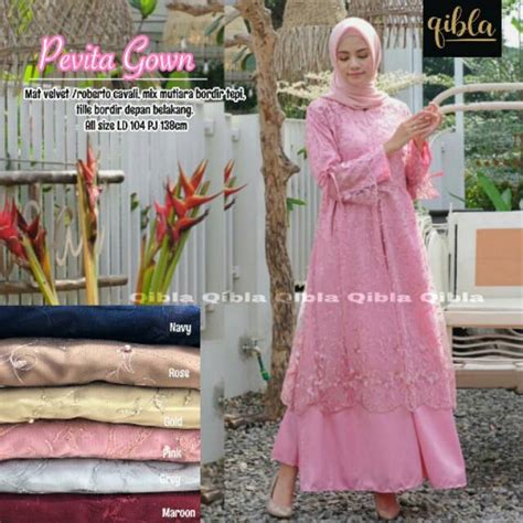 Pevit Gown Invitation Tile Front And Rear Beautiful Original Shopee