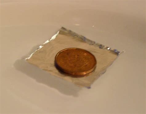 Aluminum Foil Boat With Pennies