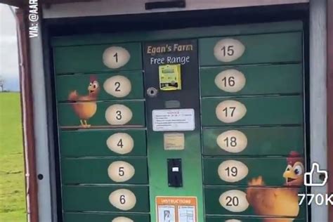 Roadside Farm Fresh Egg Vending Machine Spotted In Texas