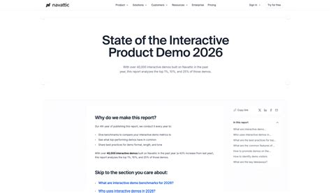 State Of The Interactive Product Demo 2026 Early Access