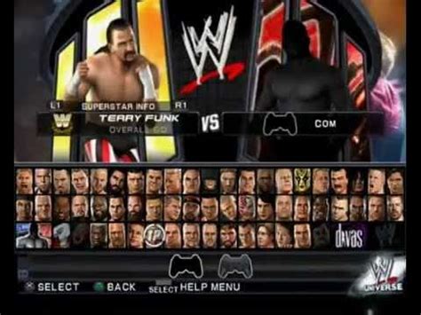 Wwe Smackdown Vs Raw 2011 Ps2 All Characters And Finishers Youtube