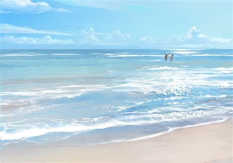 The Big Imageboard Tbib 2girls Absurdres Beach Bikini Blue Bikini