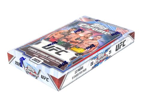 2025 Topps Chrome Ufc Hobby Pack Overtime Sportscards