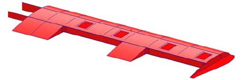 Geometric Model Of The Wing Torque Box Download Scientific Diagram