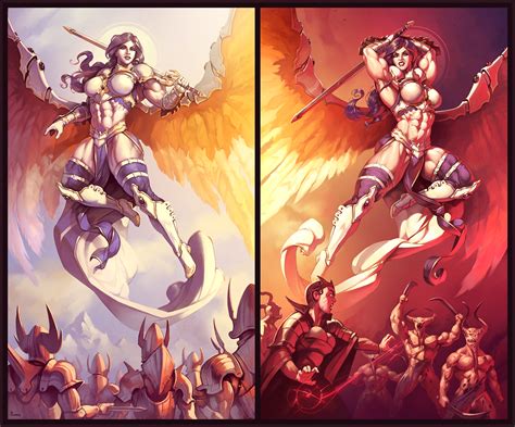 The Akroma Diptych [commission] By Janrock Hentai Foundry