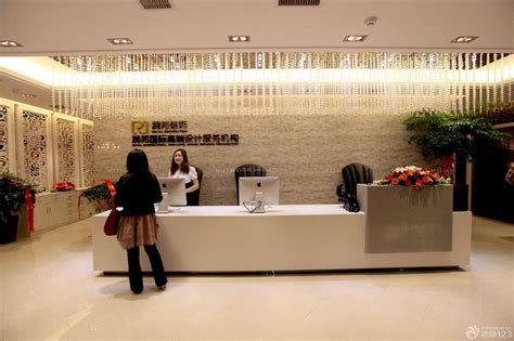 装饰公司前台形象墙效果图欣赏装信通网效果图