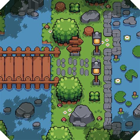 Pixelwood Valley Free Premium 16x16 Pixel Art Asset Pack By Gowl