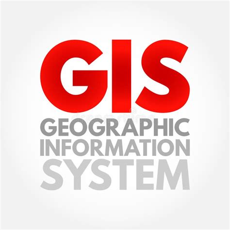 gis geographic information system type of database containing
