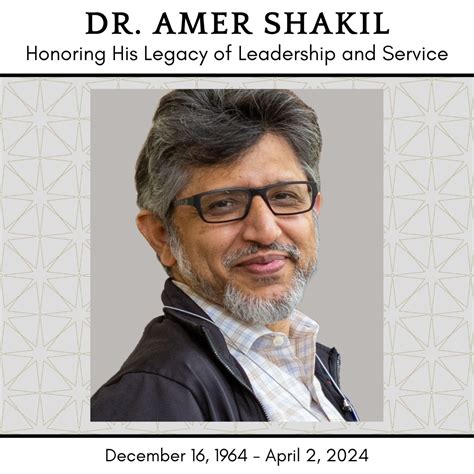 Ut Today We Remember Our Beloved Long Time Faculty Dr Amer Shakil
