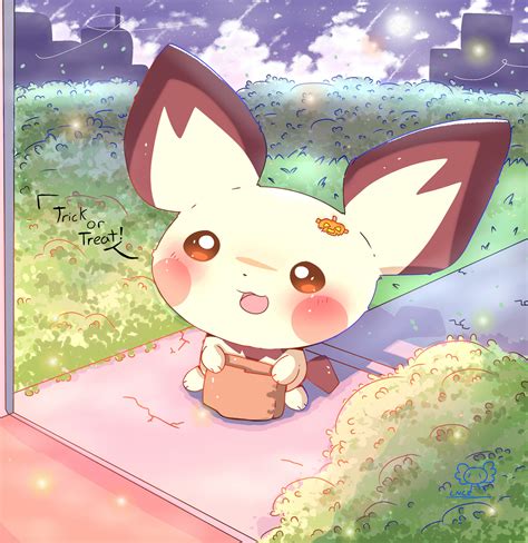 Pichu Is Trick Or Treating By Lnc5 On Deviantart