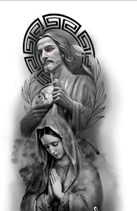 Pin De Erica Escamilla En Tattoos Tatuajes De Manga Religiosos San