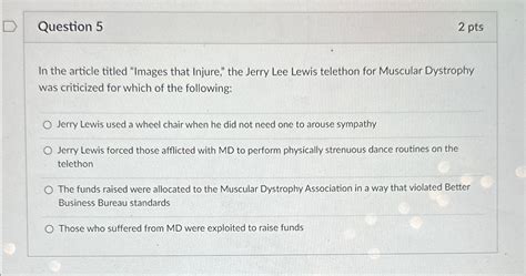 Solved Question 52 ﻿ptsin The Article Titled Images That