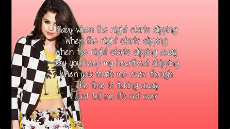 Selena Gomez Save The Day Lyrics Youtube