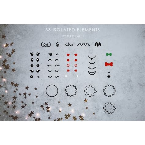 Gingerbread Faces Svg Bundle Gingerbread Svg Files Inspire Uplift