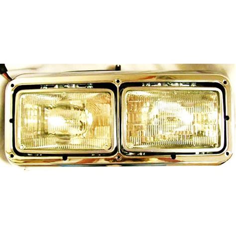 Headlight Assembly Square Dual Halogen