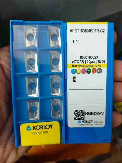Straight Shank Korloy H01 Grooving Parting Insert For Cnc Machine Carbide At ₹ 70 Piece In Mumbai