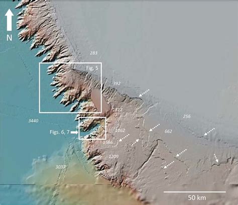 Bathymetry Of The Southwestern Florida Escarpment Image Location Is