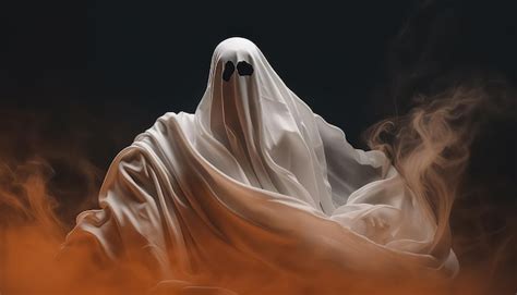 Premium Photo Ghost On A Uniform Background During The Day Of The Dead In Mexico