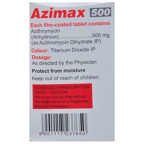 Azimax 500 Tablet 3s Price Uses Side Effects Composition Apollo