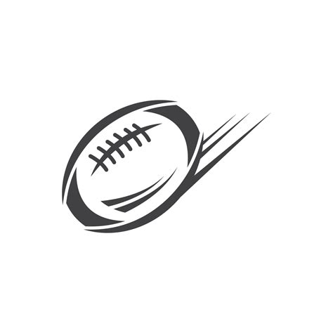 Rugby Ball Icon Vector Illustration Design 19608328 Vector Art At Vecteezy
