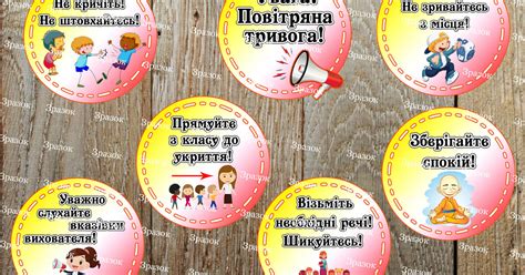 Правила поведінки під час повітряної тривоги як провести виховну