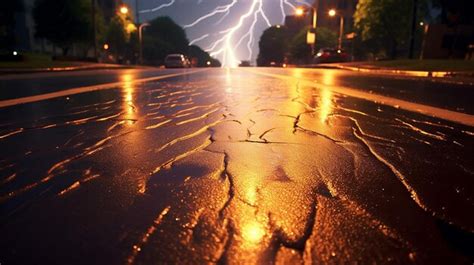 Premium Ai Image The Dynamic And Luminous Nature Of A Lightning Bolt