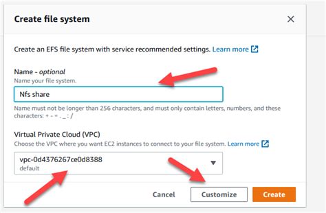 AWS EFS Guide Create The Security Groups Required For Access
