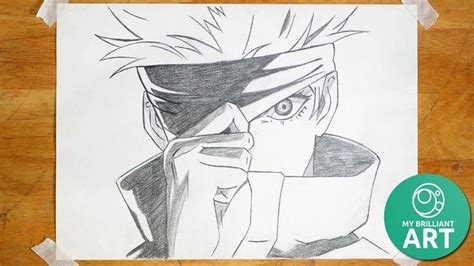 How To Draw Gojo Satoru Anime Drawing Tutorial Easy Step By Step