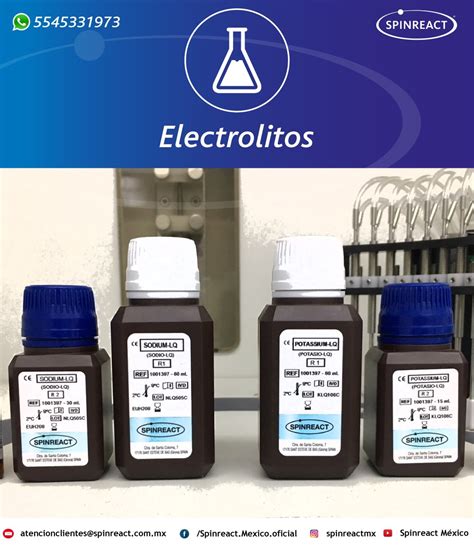 🔵 Cloro Sodio Y Potasio Con Hasta Spinreact México