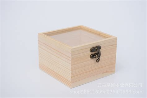 透明玻璃盖实木永生花包装盒 方形木制永生花盒 鲜花礼品盒 阿里巴巴