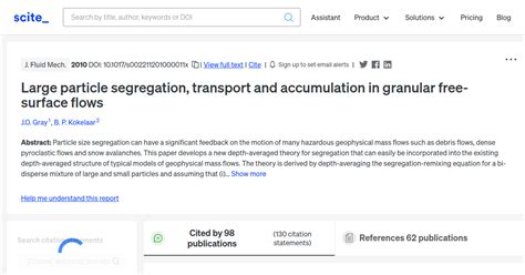 Large Particle Segregation Transport And Accumulation In Granular Free