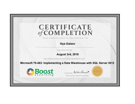 iliya gatsev microsoft 70 463 implementing a data warehouse with sql