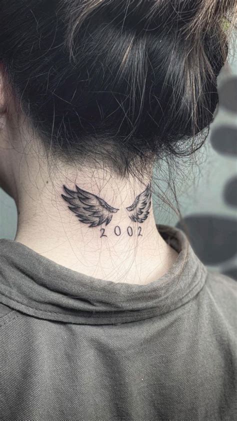 Tattoo mini Xăm cánh thiên thần cho nữ Hình xăm Cô gái xăm mực Hình xăm đẹp