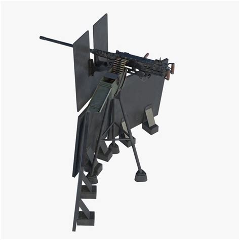 Machine Gun Gltf Models For Download Turbosquid