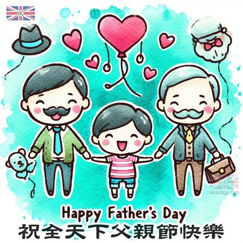 祝全天下 父親節快樂 英國伏味濃